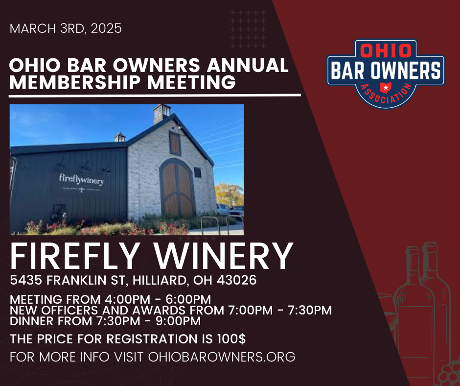 Ohio Bar Owners Annual Membership Meeting – Ohio Bar Owners Association